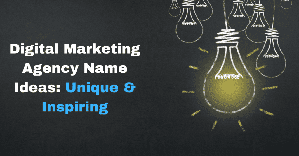 100+ Digital Marketing Agency Name Ideas: Unique & Inspiring - Dammy Ade